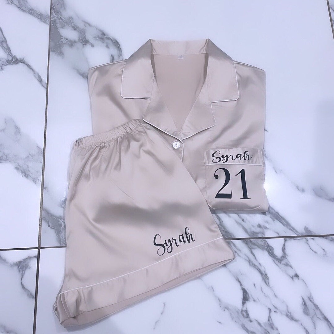 Ladies Personalised Birthday Pyjamas - Etsy UK