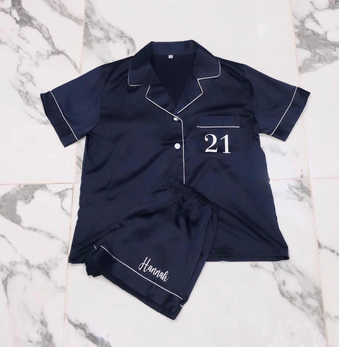Ladies Personalised Birthday Pyjamas - Etsy UK