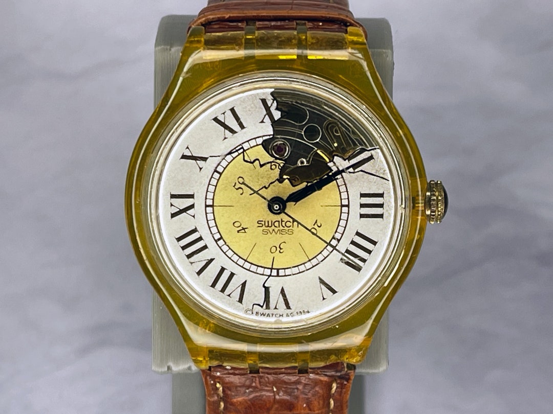 Swatch Automatic SAJ 100, Automatic Wristwatch, Year 1995, Complete ...