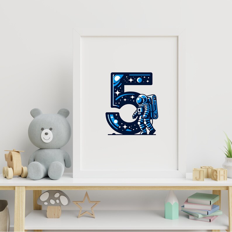 Astronaut Numbers Clipart 10 PNG Astronaut Numbers Birthday PNG Space ...