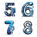 Astronaut Numbers Clipart 10 PNG Astronaut Numbers Birthday PNG Space ...