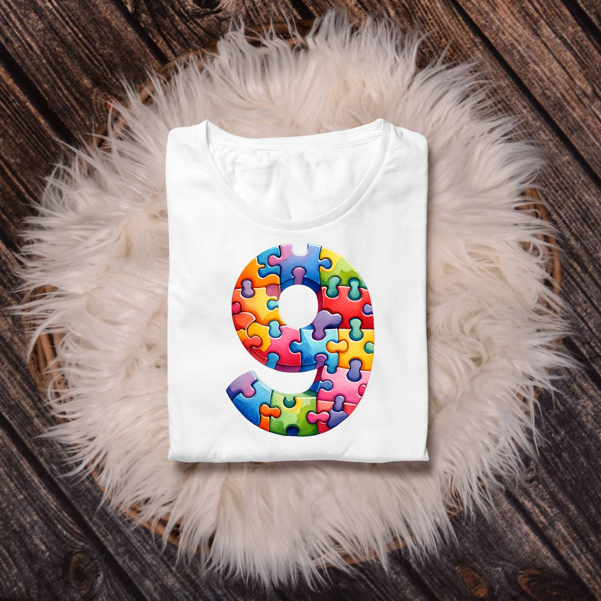 Jigsaw Numbers Clipart: Birthday Party PNG Set (digital Download) - Etsy