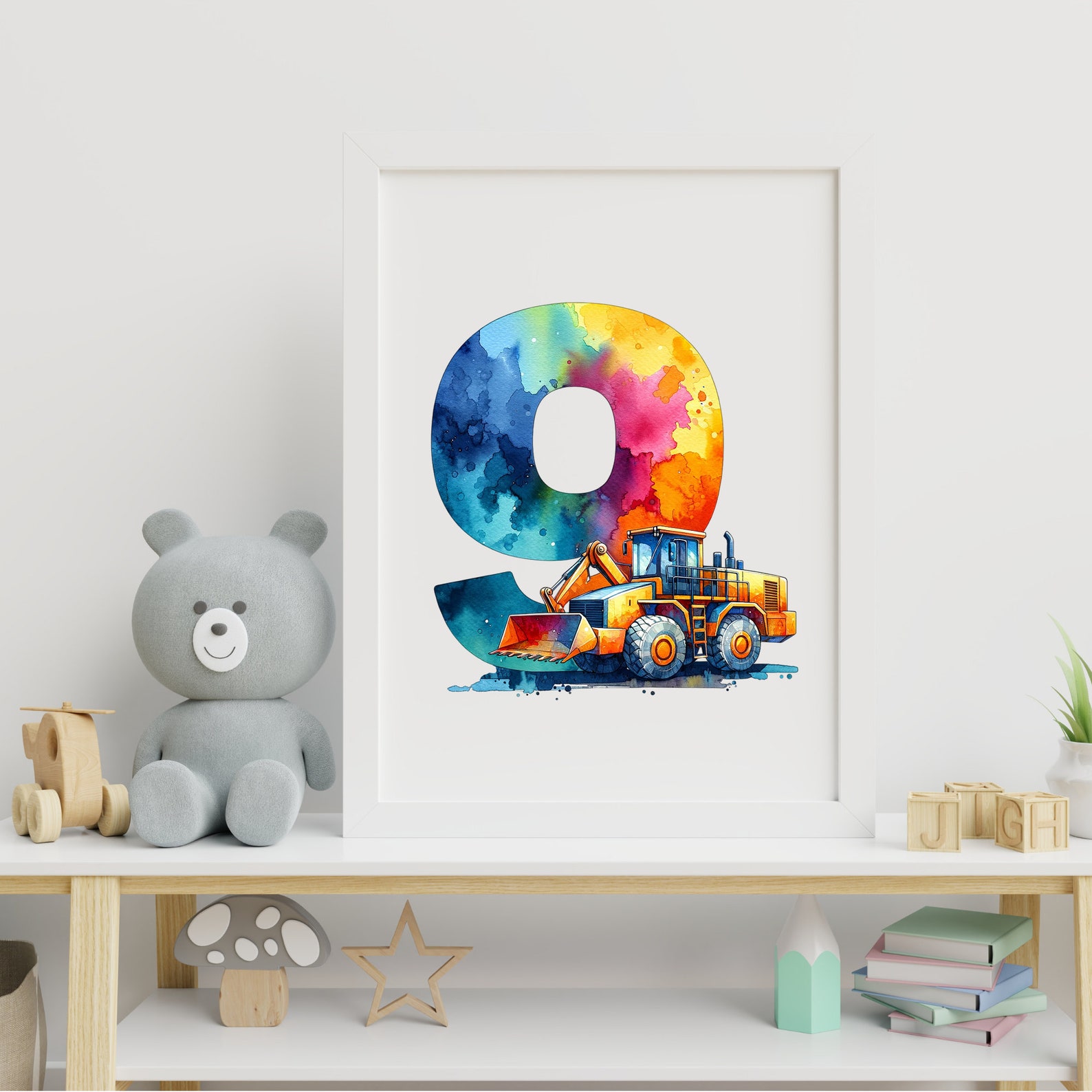 Construction Vehicles Numbers Clipart 10 PNG Construction Vehicles PNG ...