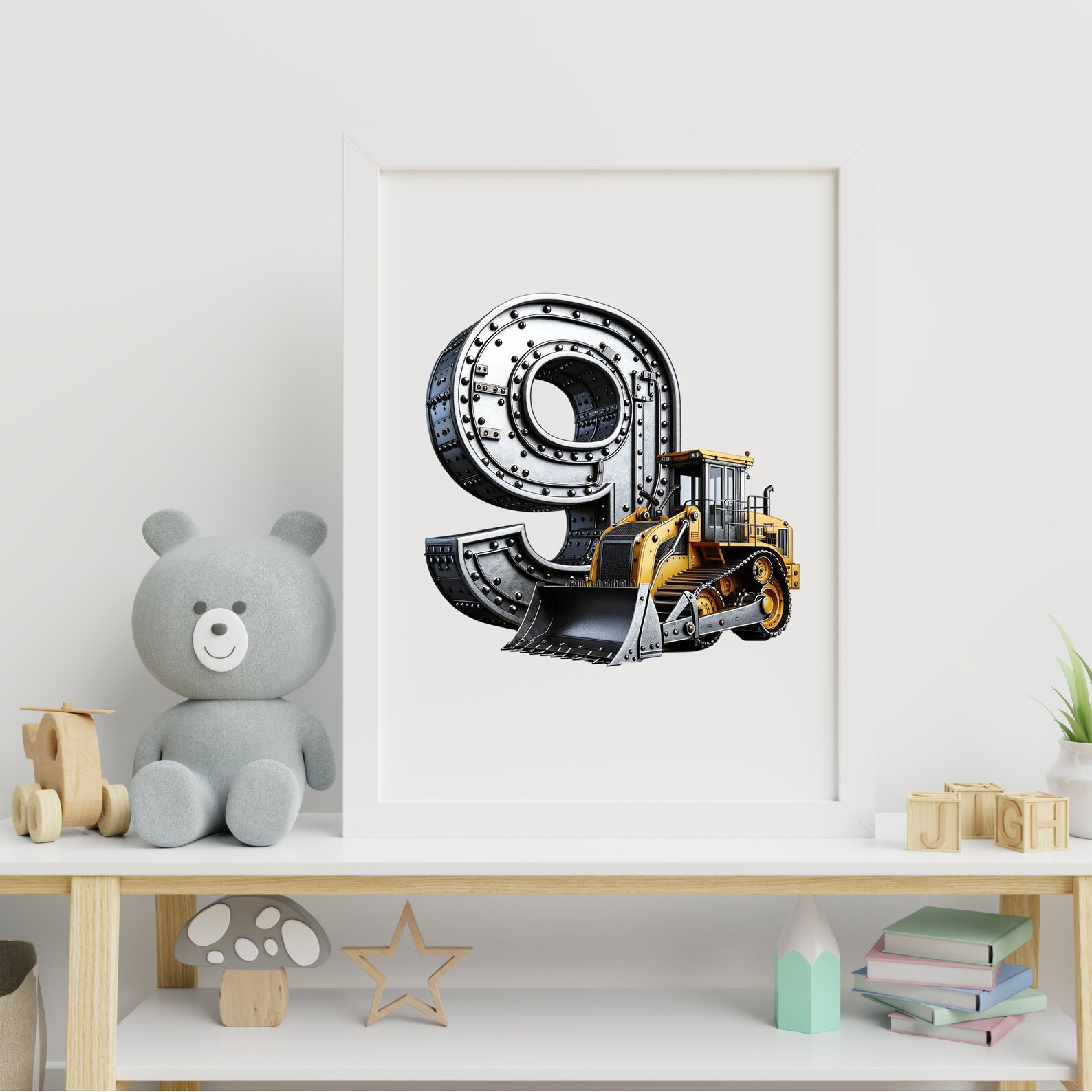 Construction Vehicles Numbers Clipart 10 PNG Construction Vehicles PNG ...