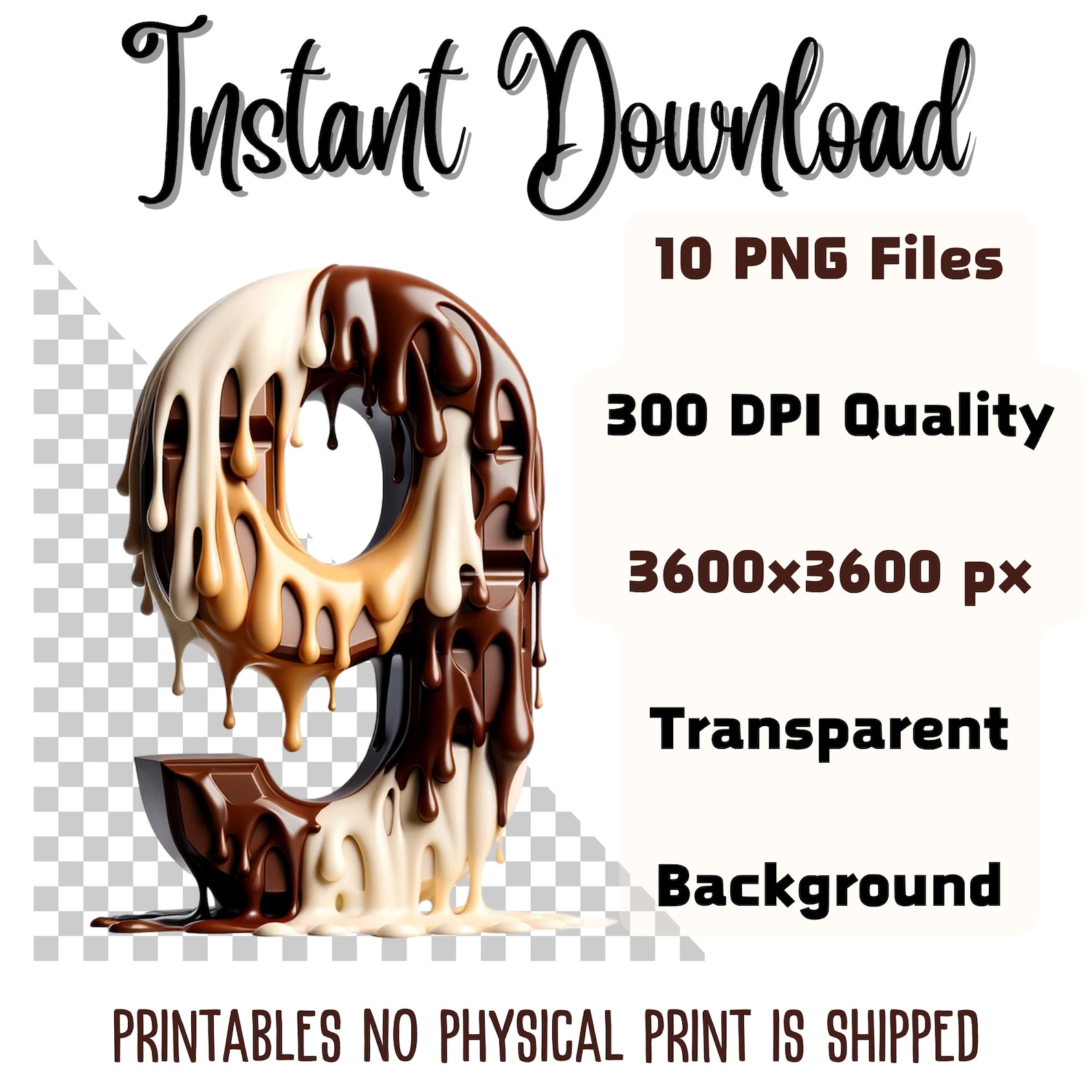 Chocolate Numbers Clipart 10 PNG Happy Birthday Chocolate PNG Birthday ...