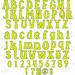 Bright Alphabet Letters PNG Bundle 335 PNG 5 Sets Bright Doodle ...