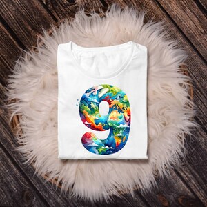 Earth Numbers Clipart 10 PNG Happy Birthday Earth PNG Birthday Earth ...