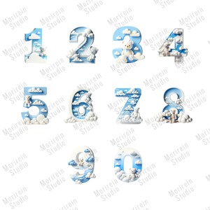 Teddy Bear Alphabets and Numbers Clipart 36 PNG Teddy Bear Alpha ...