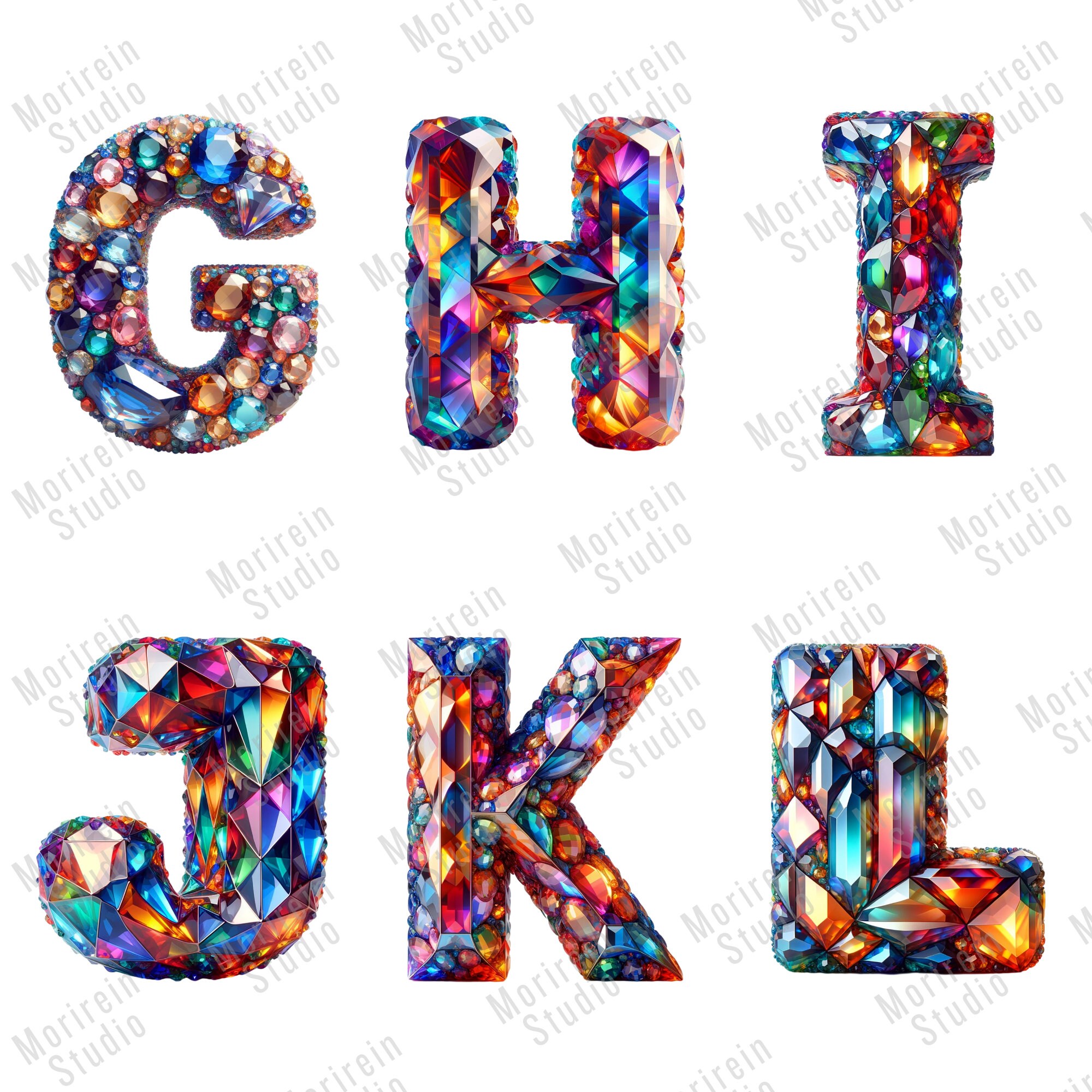 Crystal Alphabets and Numbers Clipart 36 PNG Crystal Alpha Clipart ...