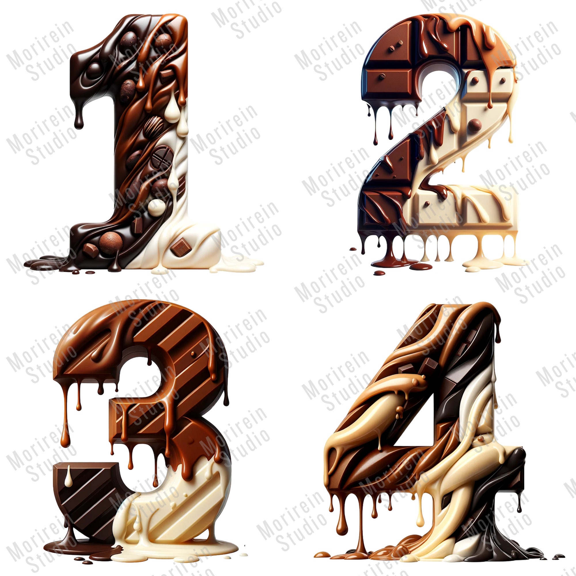 Chocolate Numbers Clipart 10 PNG Happy Birthday Chocolate PNG Birthday ...