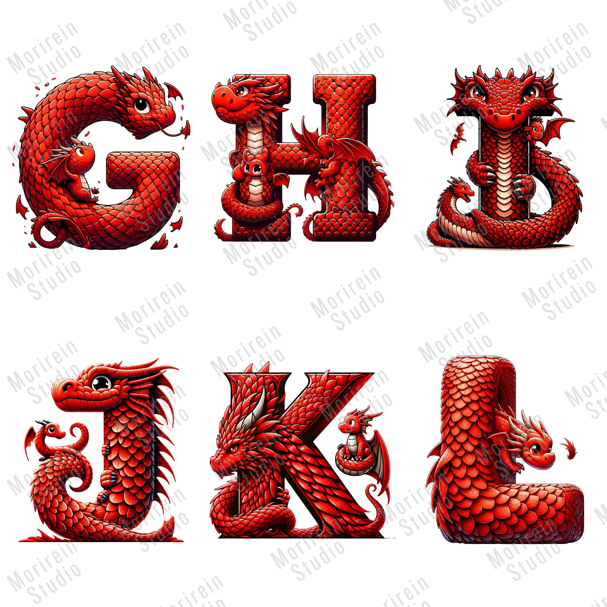 Dragon Alphabets and Numbers Clipart 36 PNG Dragon Alpha Clipart ...