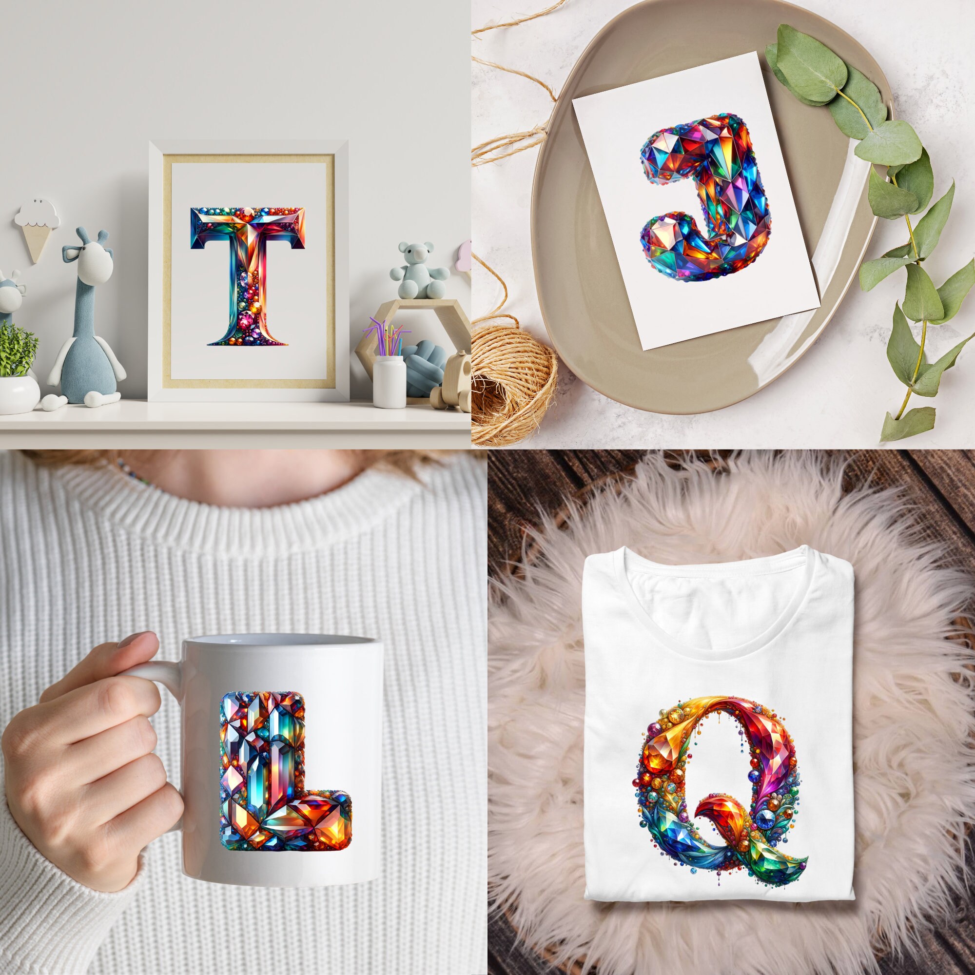 Crystal Alphabets and Numbers Clipart 36 PNG Crystal Alpha Clipart ...