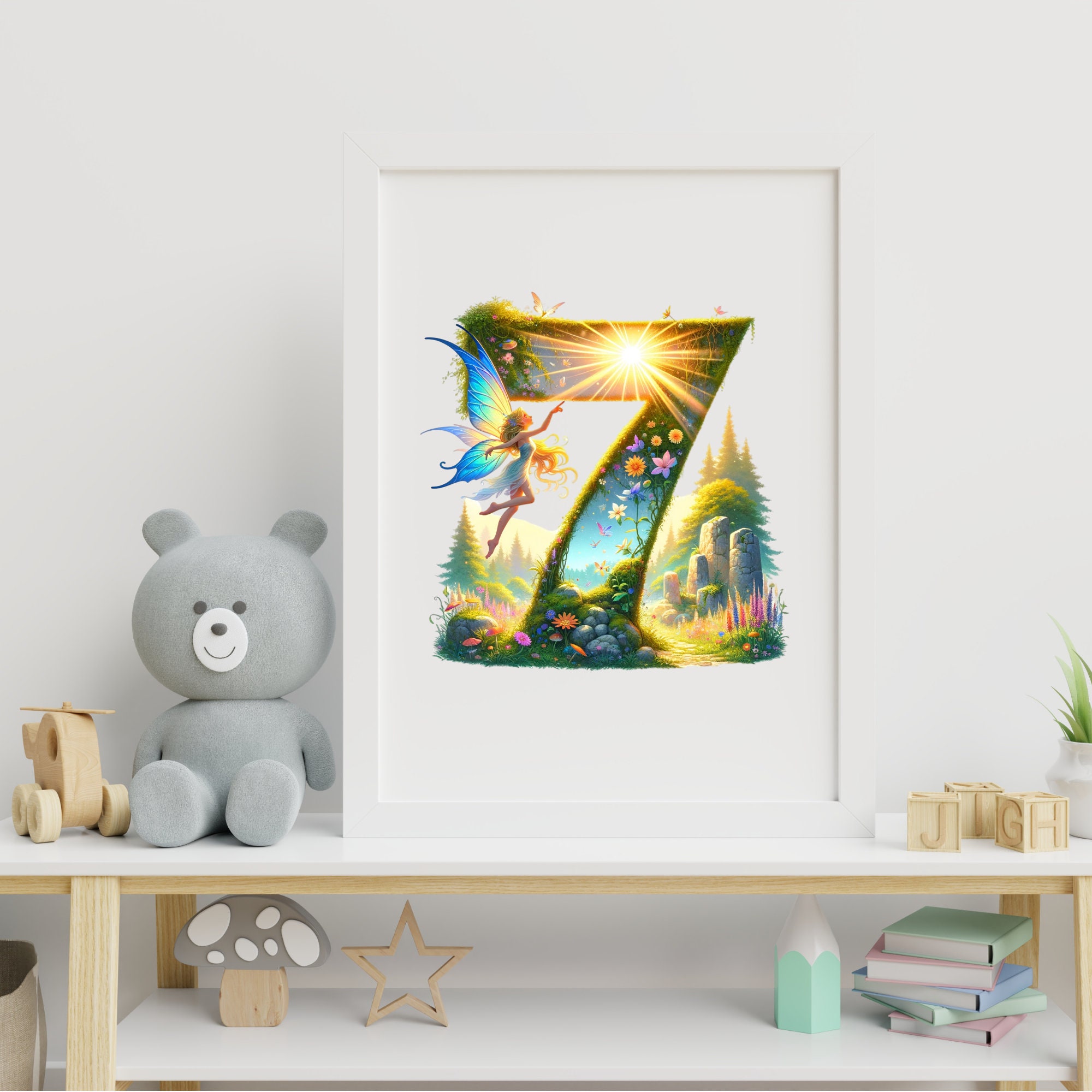 Forest Fairy Numbers Clipart 10 PNG Happy Birthday Fairy PNG Birthday ...