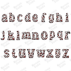 Baseball Alphabet Letters PNG Bundle 67 PNG Baseball Doodle Alphabets ...