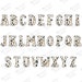 Soft Leopard Alpha Doodle Bundle 67 PNG Soft Leopard Doodle Alphabets ...