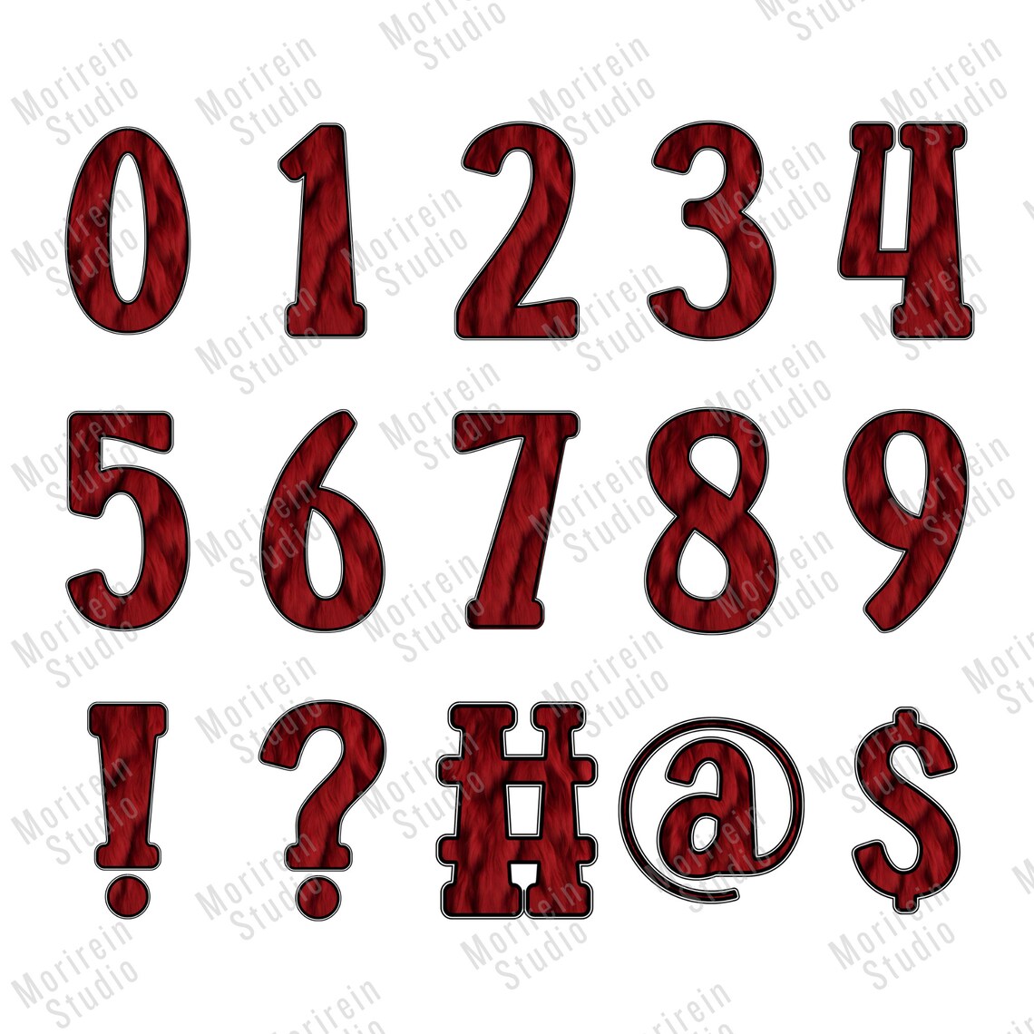 Red Velvet Alphabet Letters PNG Bundle 67 PNG Red Velvet Doodle ...