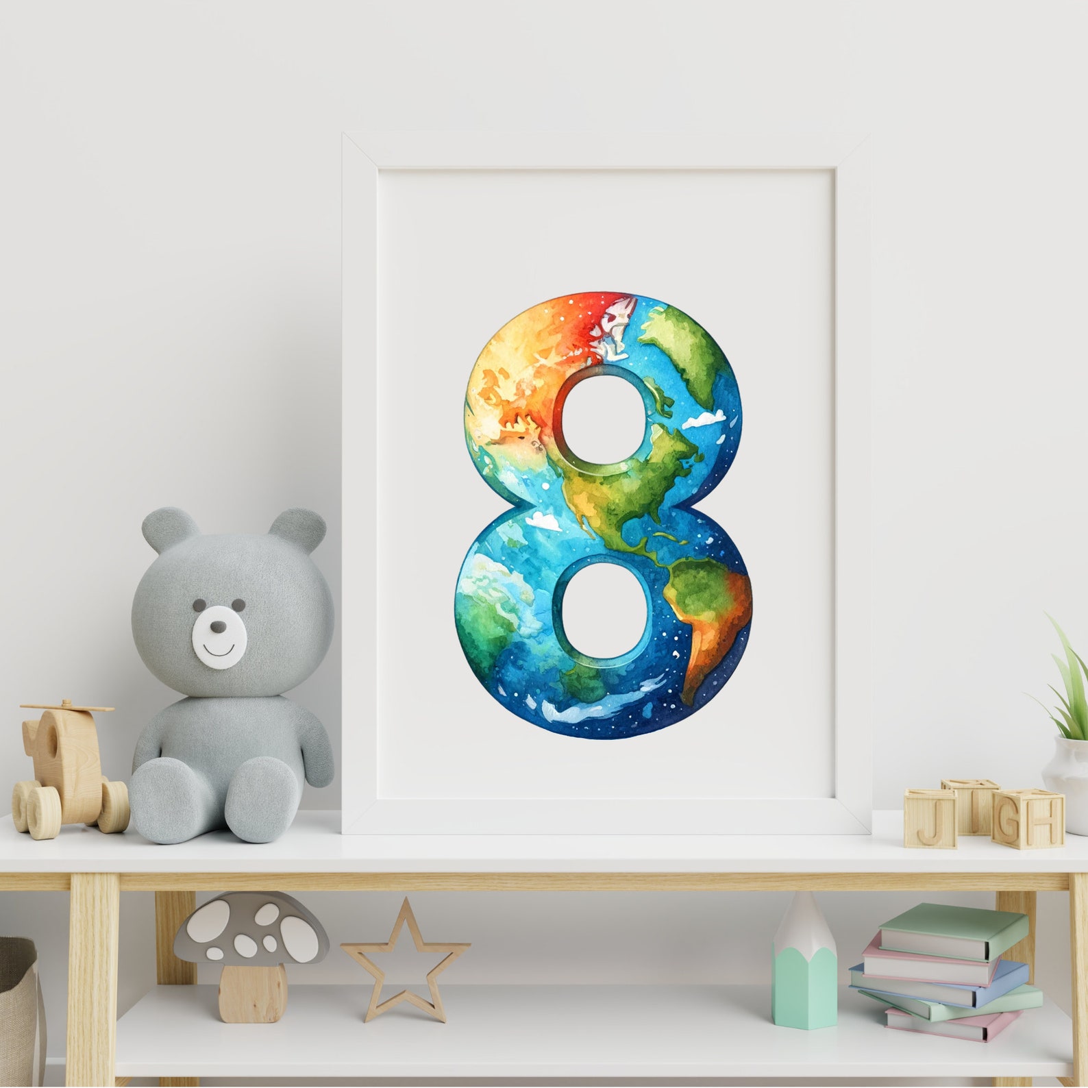 Earth Numbers Clipart 10 PNG Happy Birthday Earth PNG Birthday Earth ...