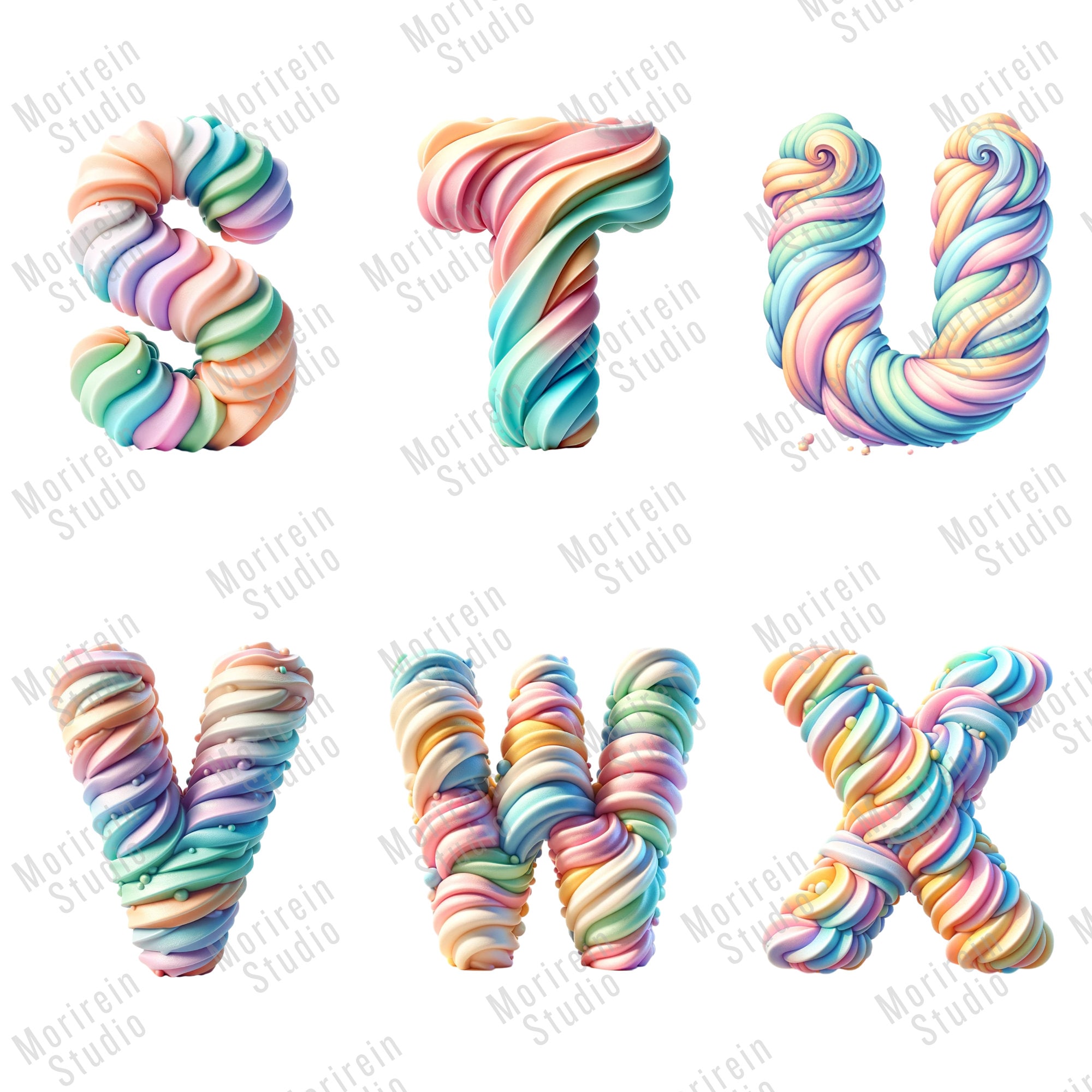 Ice Cream Alphabets and Numbers Clipart 36 PNG Ice Cream Alpha Clipart ...
