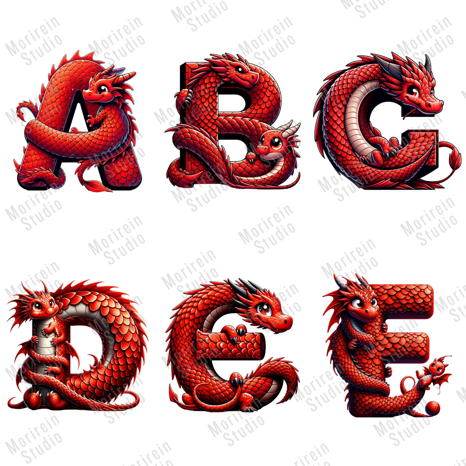 Dragon Alphabets and Numbers Clipart 36 PNG Dragon Alpha Clipart ...