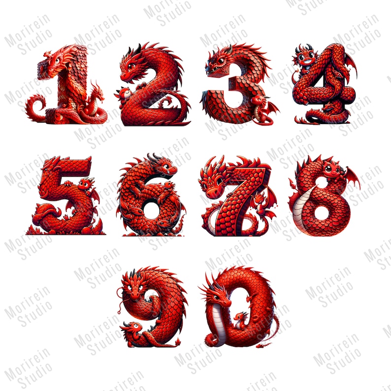 Dragon Alphabets and Numbers Clipart 36 PNG Dragon Alpha Clipart ...