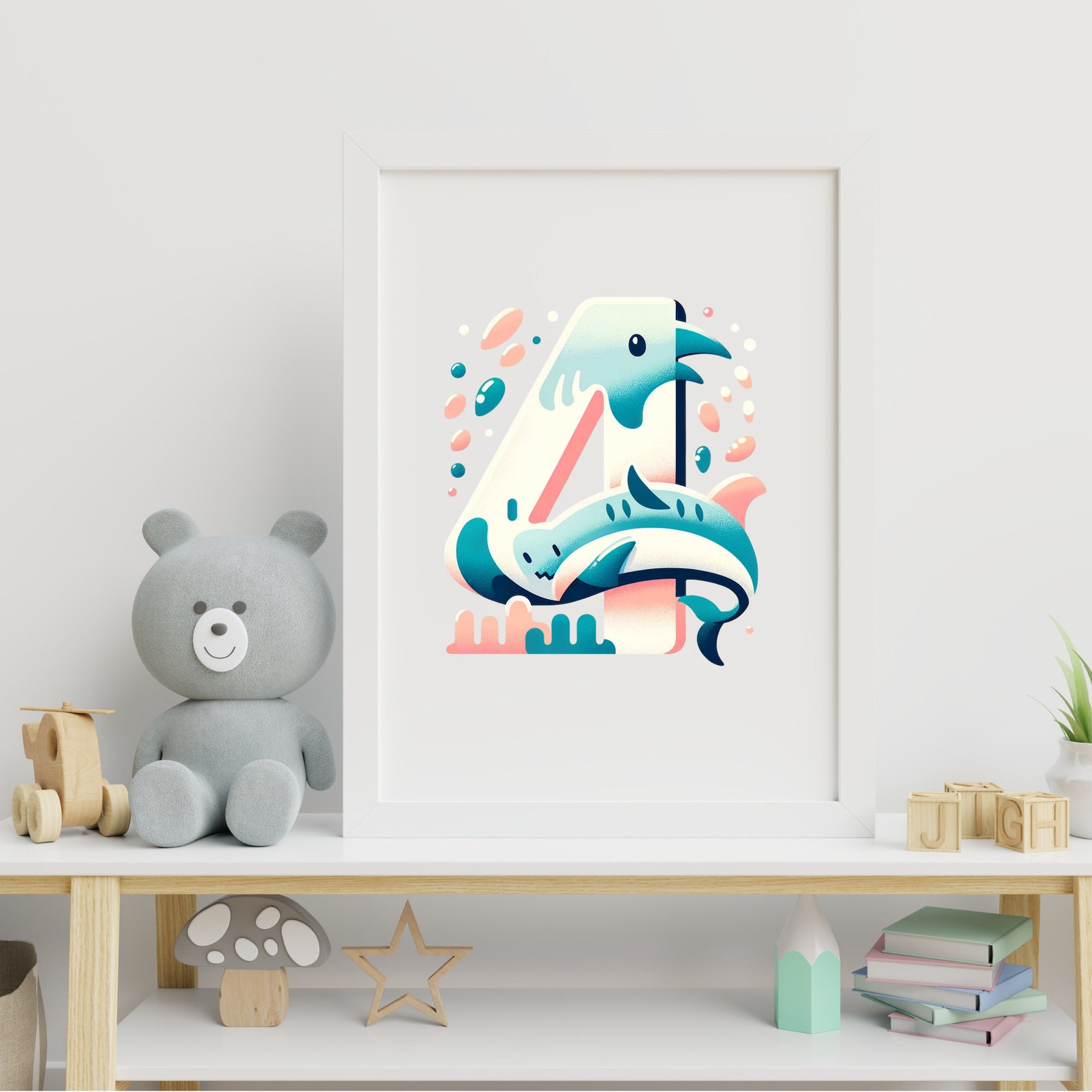 Shark Numbers Clipart 10 PNG Shark Numbers Birthday PNG Under the Sea ...