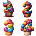 Cupcake Numbers Clipart 10 PNG Happy Birthday Cupcake PNG Birthday ...