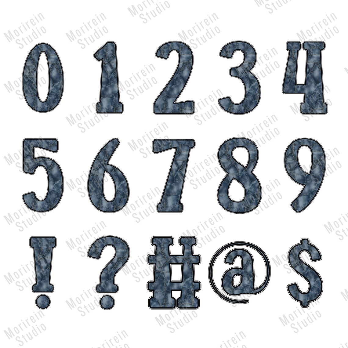 Denim Alphabet Letters PNG Bundle 67 PNG Denim Doodle Alphabets and ...
