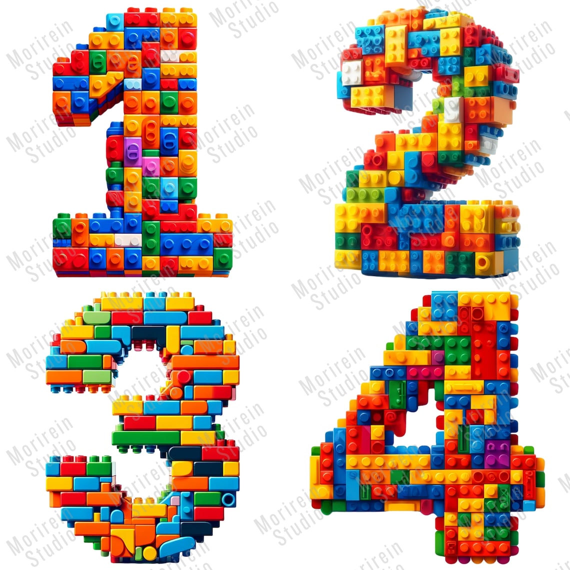 Building Block Numbers Clipart 10 PNG Happy Birthday Blocks PNG ...