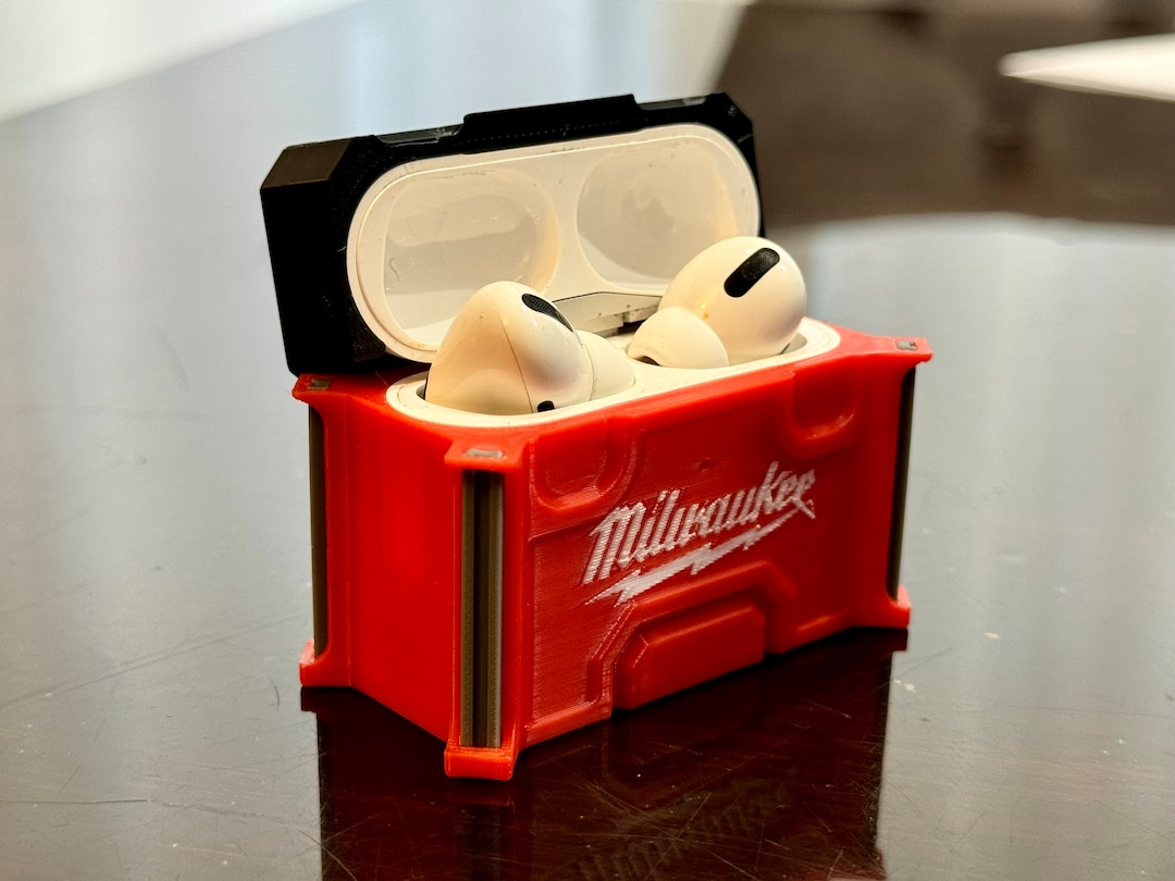 Custom 3D Printed Milwaukee Packout-inspired Apple AirPod Pro Case ...