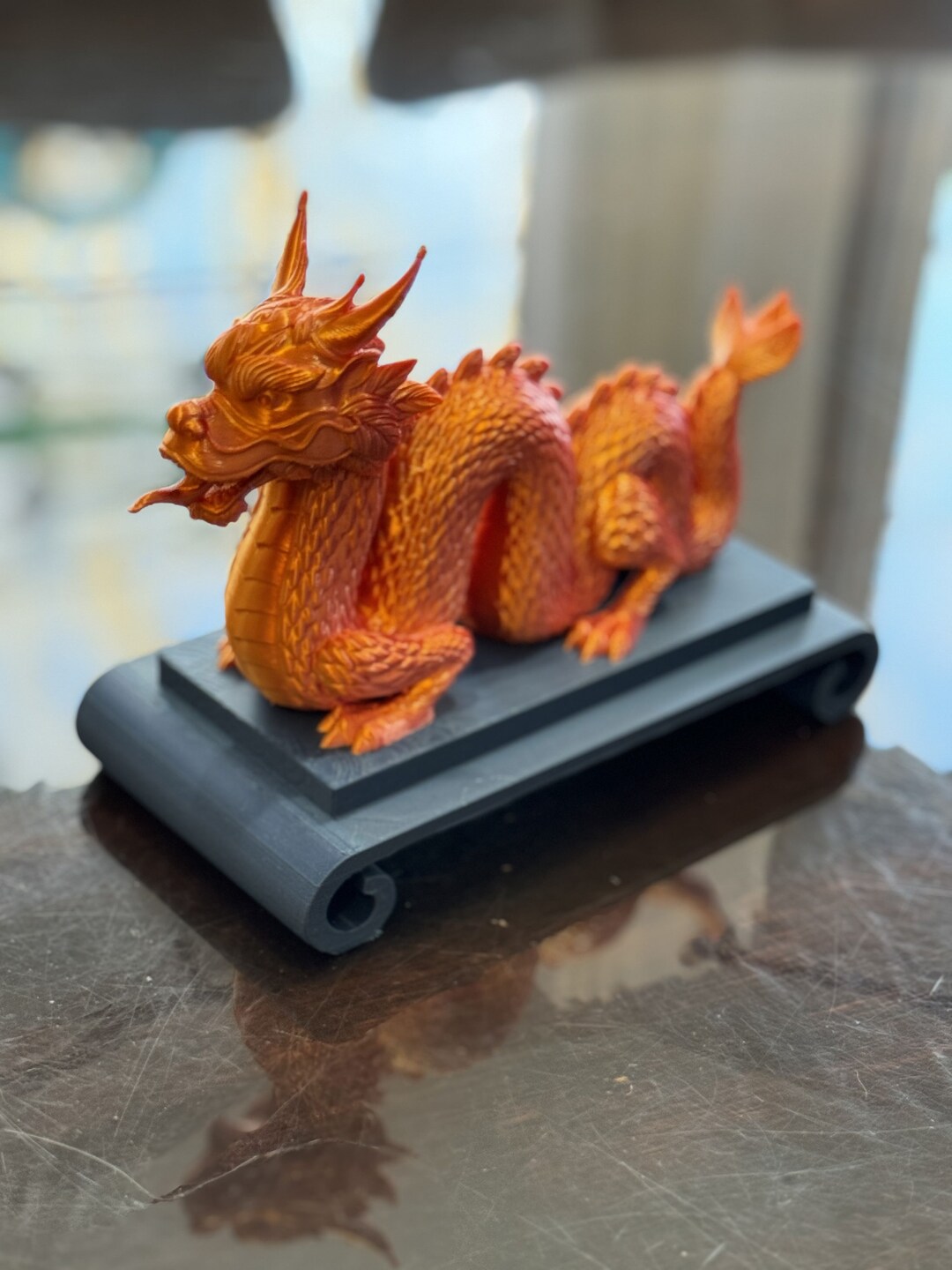 3D Printed cinder-dragon Ornamental Dragon - Etsy