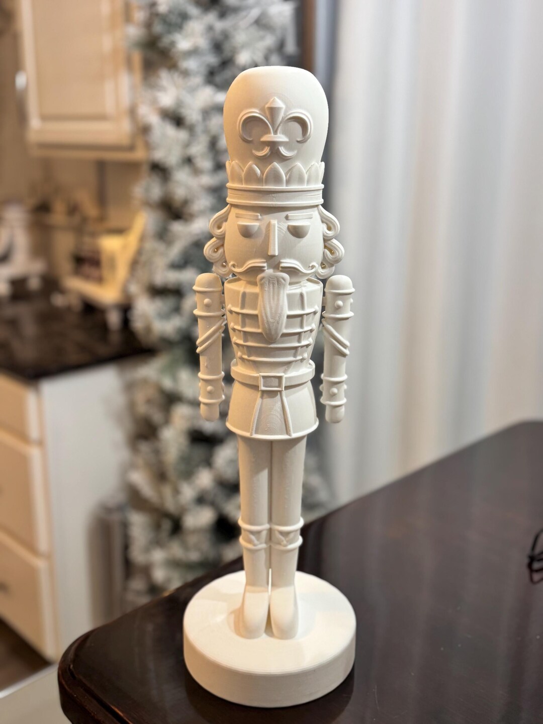 3D Printed 20" Holiday Nutcracker, Festive PLA Decor Figurine - Etsy