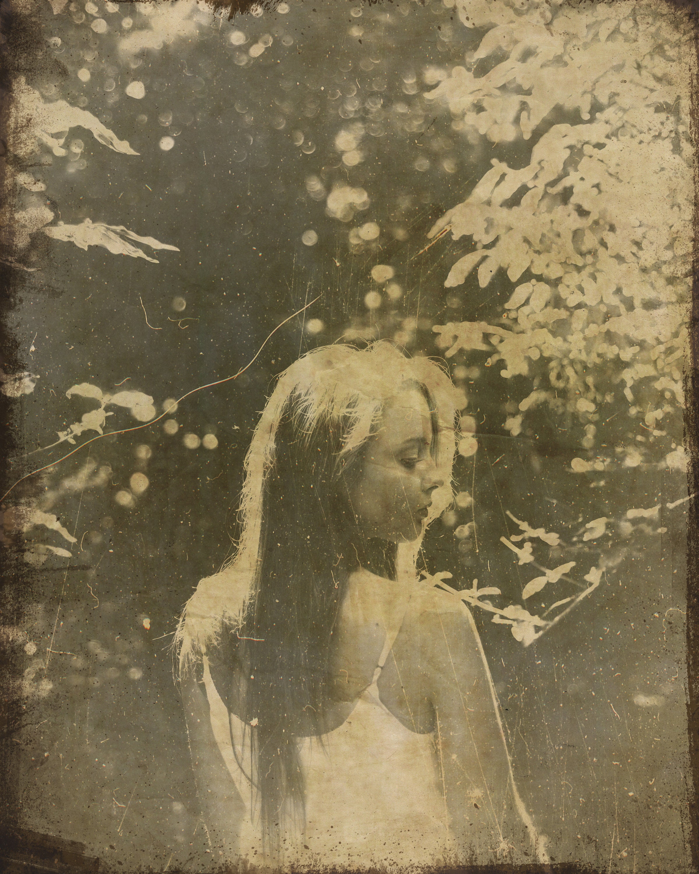 Vintage Effect Photoshop Mock-up, Nostalgic Old Photo Effect, Digital Printable Gifts, Retro ...