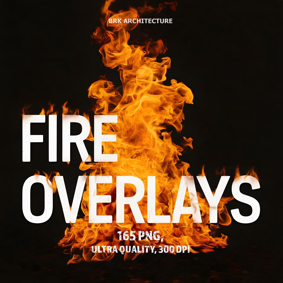 Fire Pro Effect Photoshop Overlays, One Flame Hd Video, Digital Gifts ...