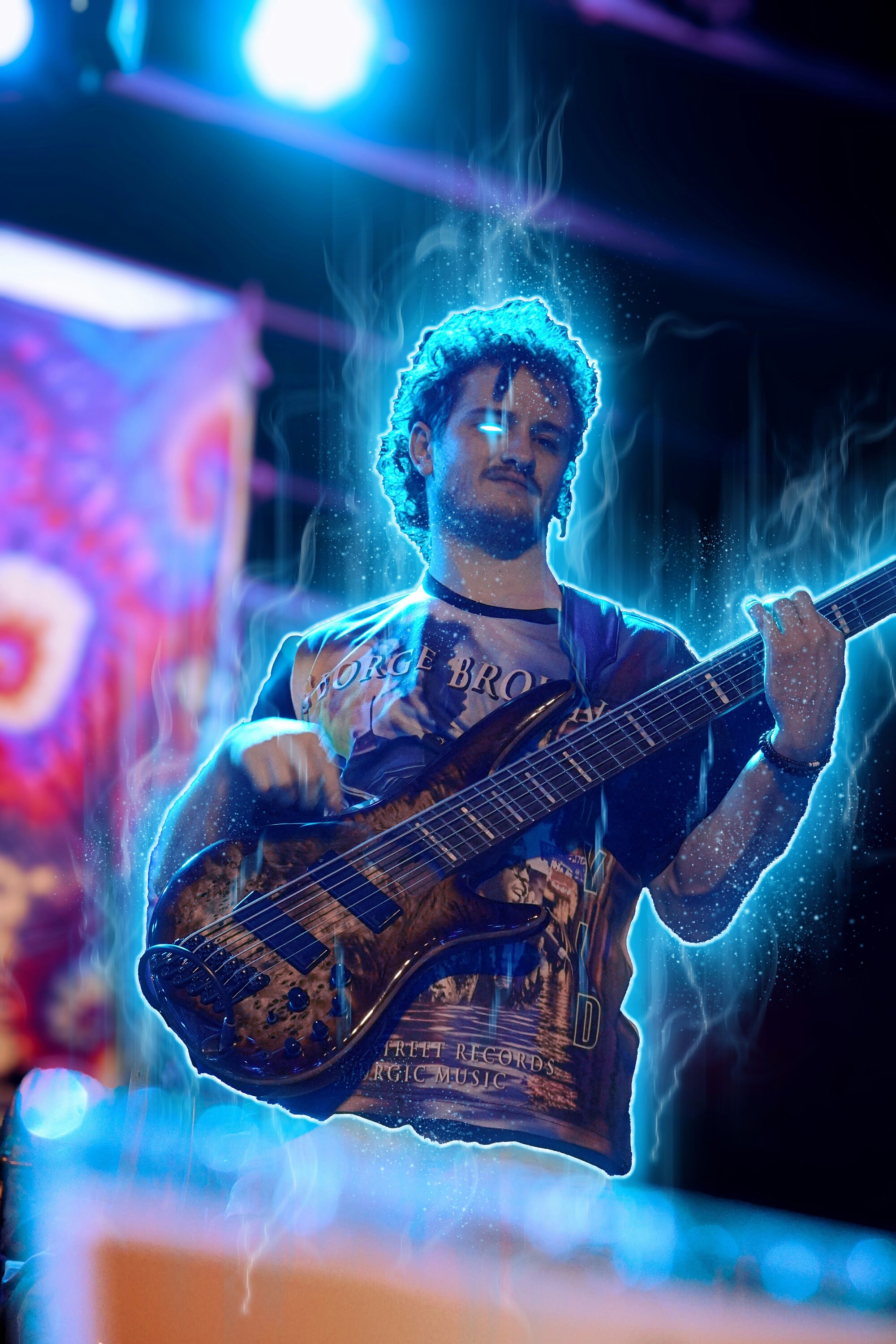 Anime Blue Aura Effect Photoshop Action, Manga Anime Chakra Effect ...