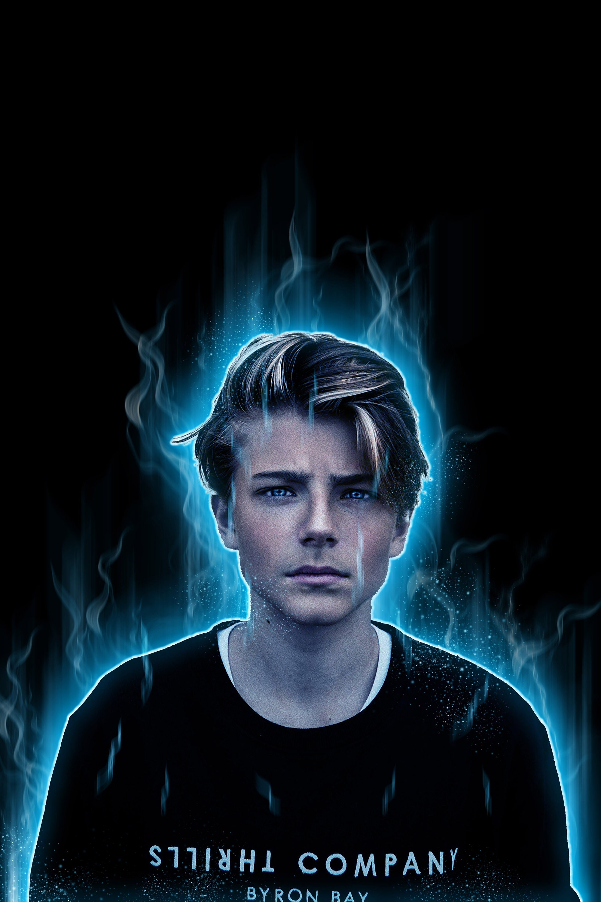 Anime Blue Aura Effect Photoshop Action, Manga Anime Chakra Effect ...