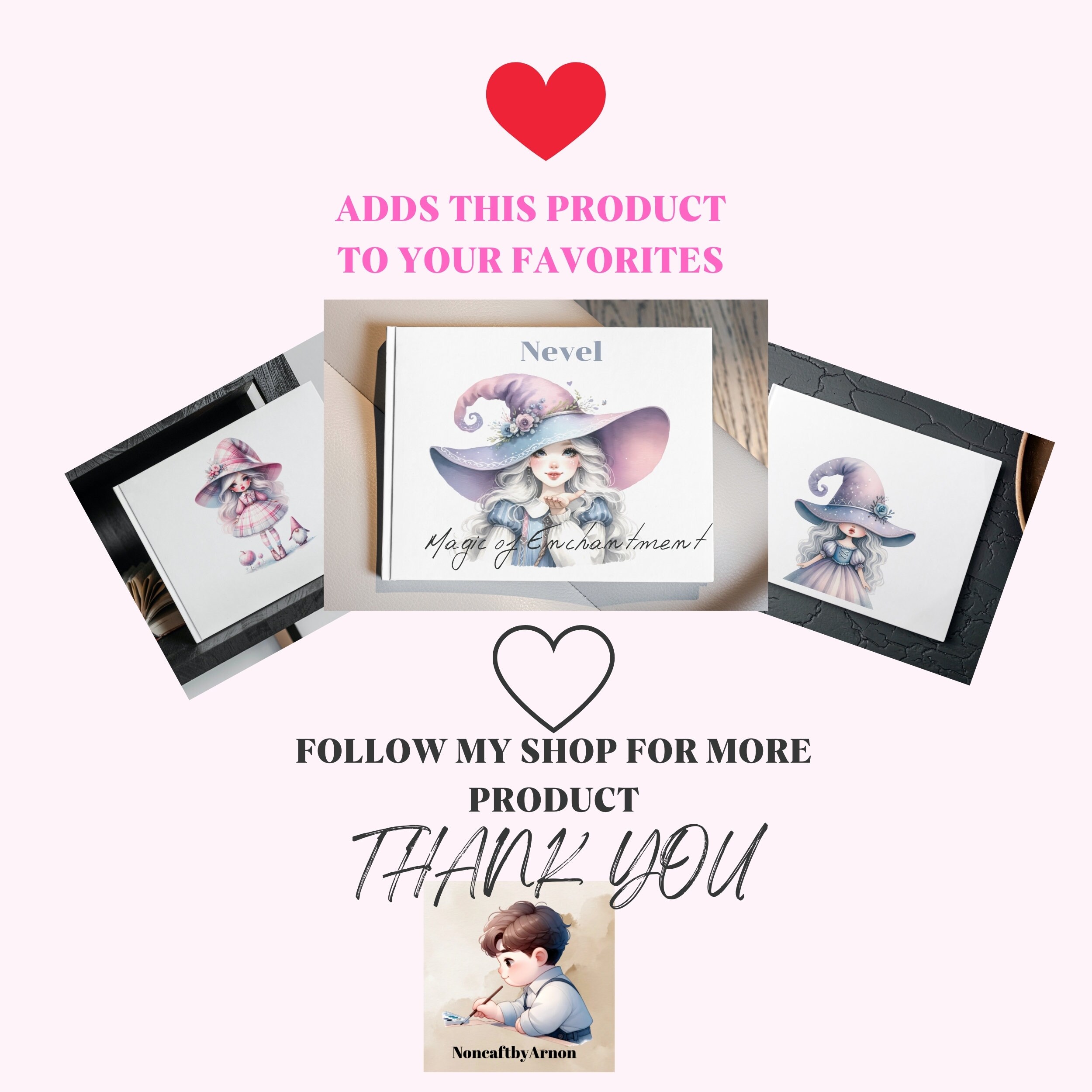 200 PNG Bundle Pretty Gnome Girl , Watercolor Gnome Girl Clipart,lovely ...