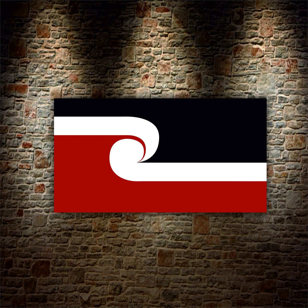 Maori Sovereignty Movement Flag Banner Flag Unique Design Print High ...