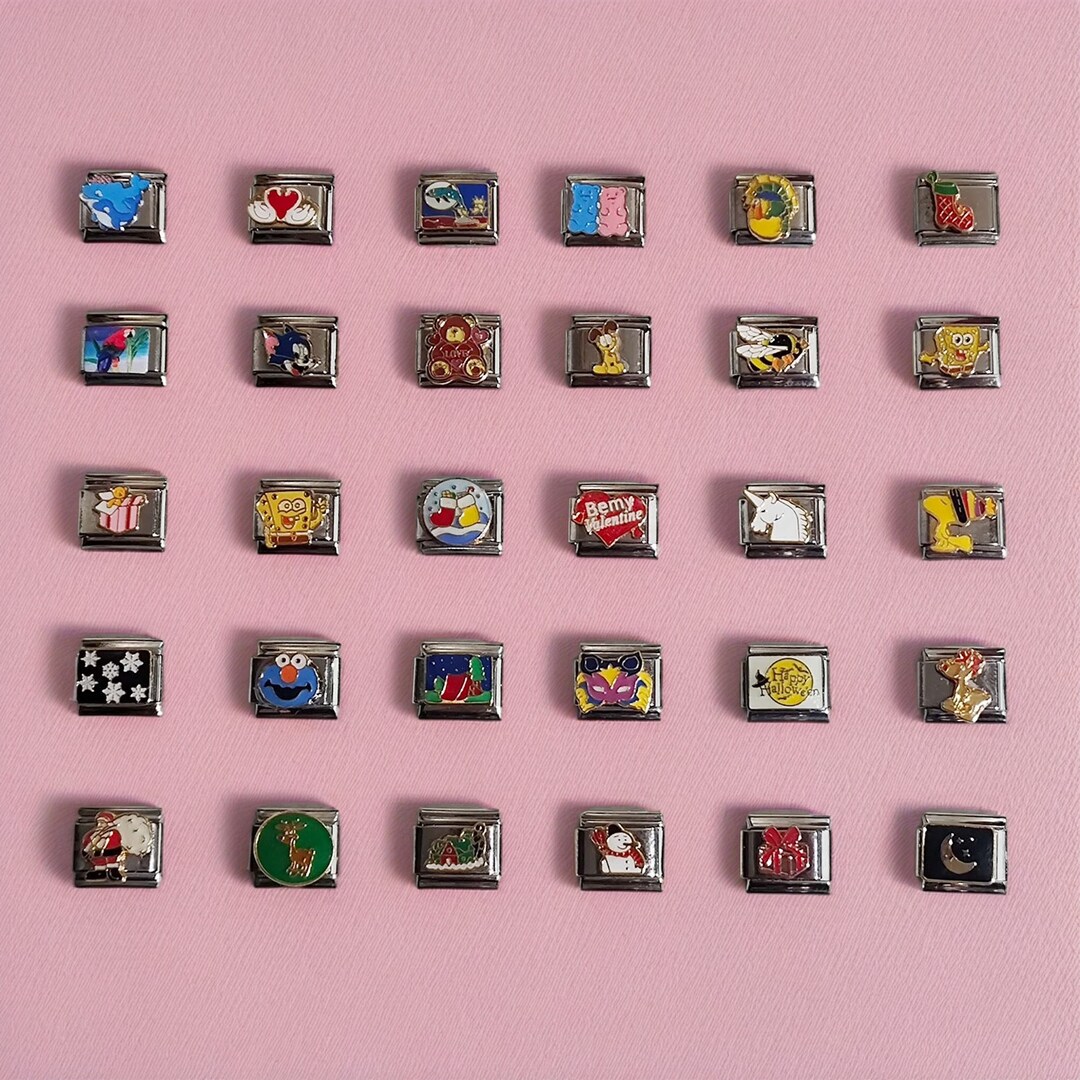 Cartoon Italian Charms Bracelets, Cute Italian Charms, Girly Italian ...