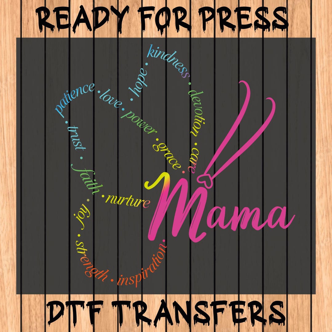 Minimalist Mama Ready to Press, Retro Mama Dtf, Mom Dtf Transfers ...