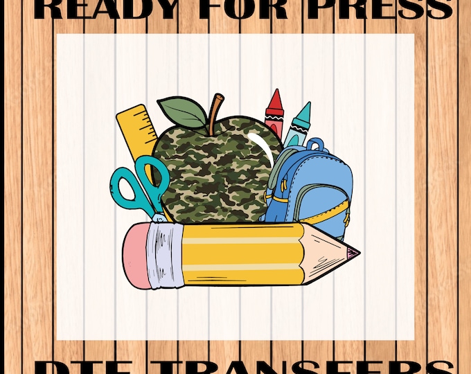 Back to School Dtf Ready to Press 2024, First Day of School Ready to ...