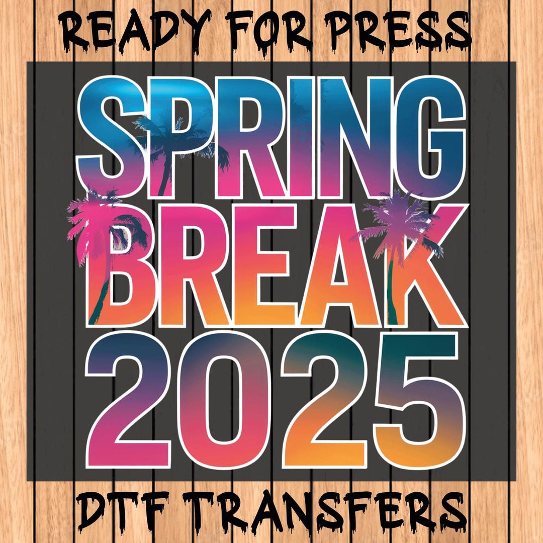 Spring Break 2025 DTF Transfer: Cruise Squad Heat Press - Etsy