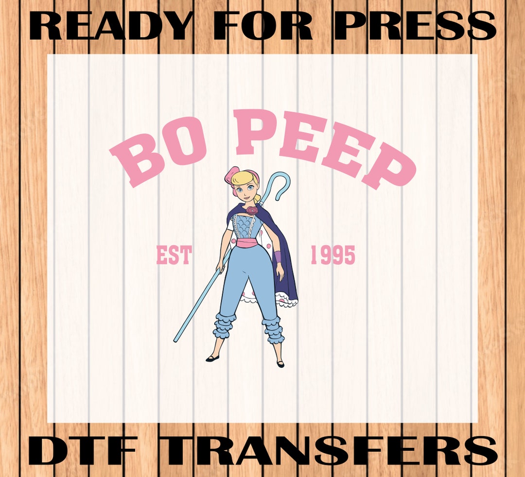 Bo Beep Ready to Press, Bo Beep Dtf Transfers, Disneyland Dtf Transfers ...