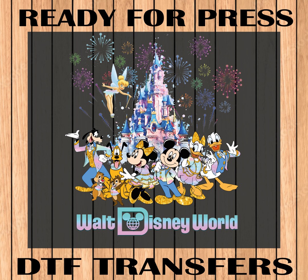Wait Disney World Ready To Press, Wait Disney World Dtf Transfers ...