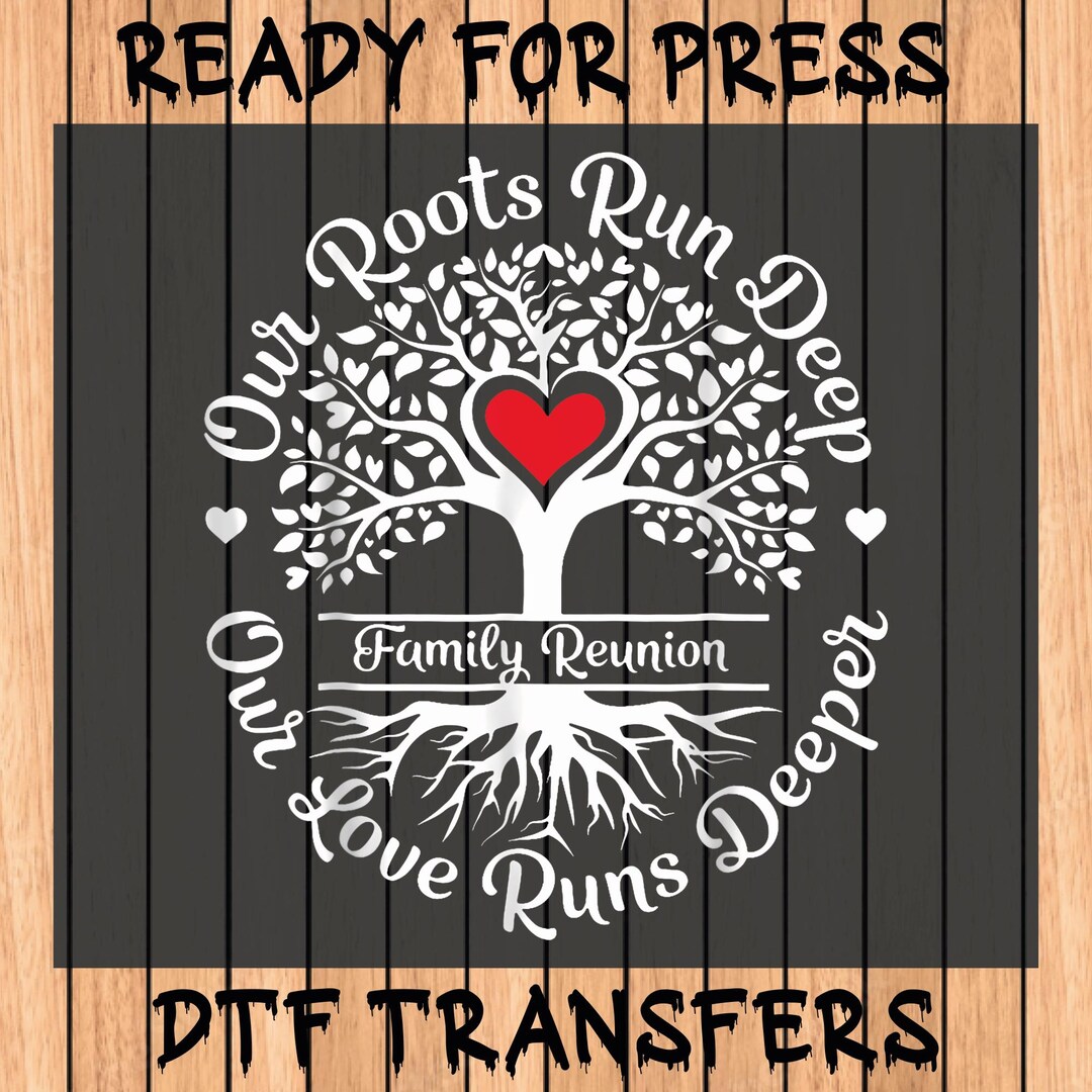 Family Reunion DTF Transfer: Distressed American Flag, Custom Design - Etsy