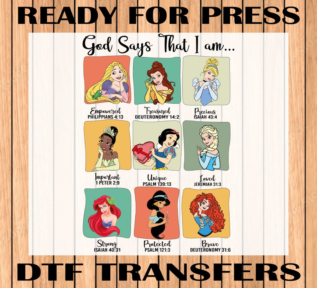 God Says That I Am Disney Ready to Press, God Says That I Am Dtf ...