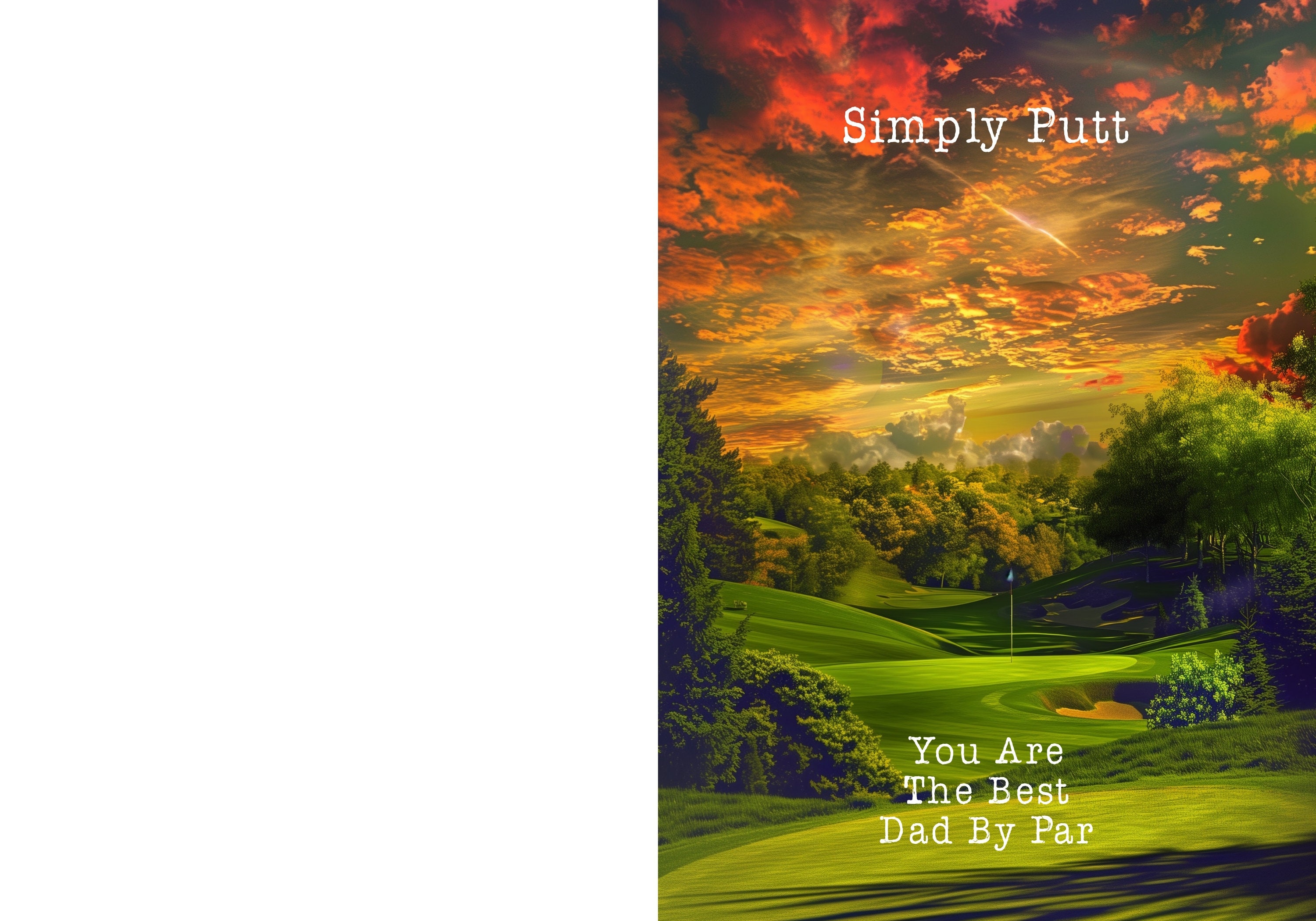 Custom Personalized Printable Golf Card Printable Personalised Custom ...