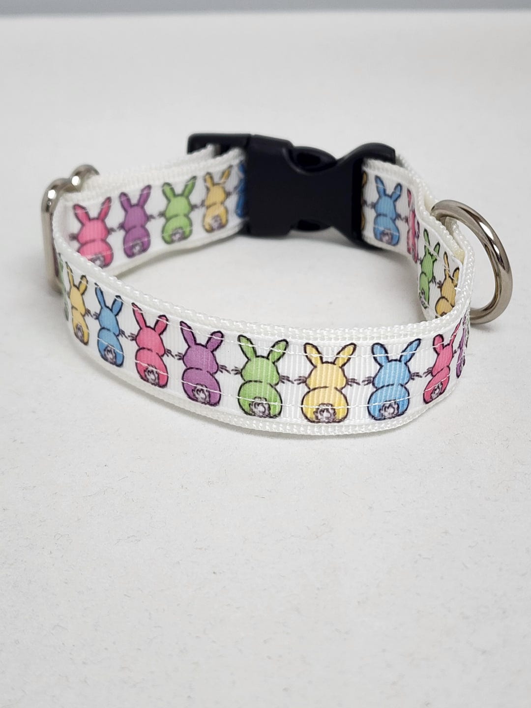 Bunny Tails Dog Collar - Etsy