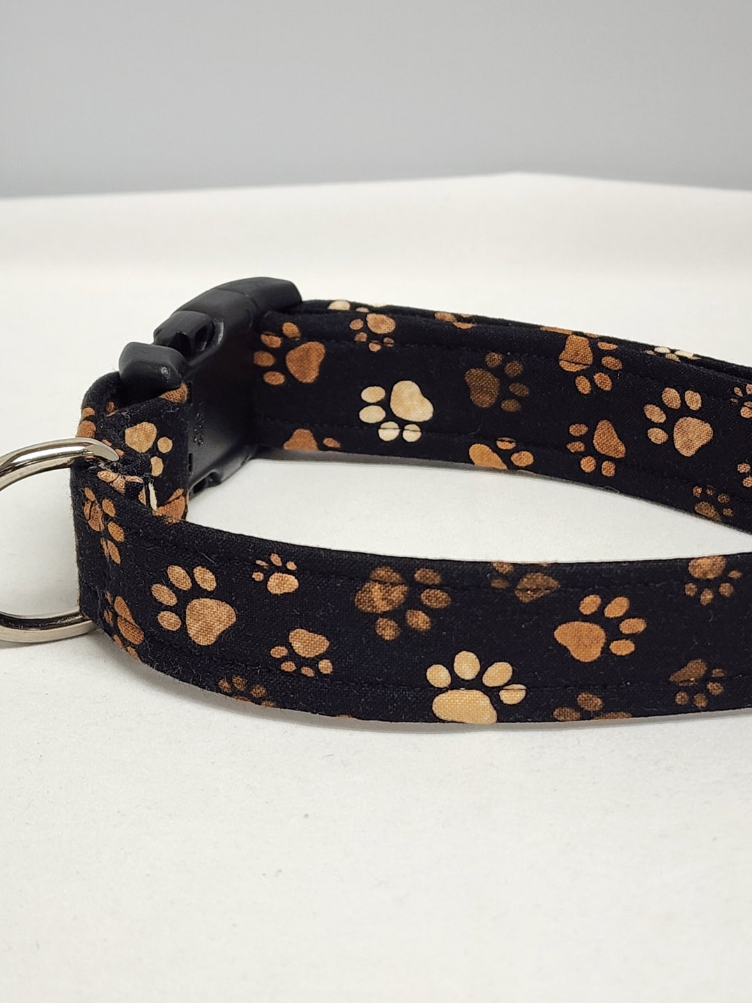 Brown Paw Prints Dog Collar - Etsy