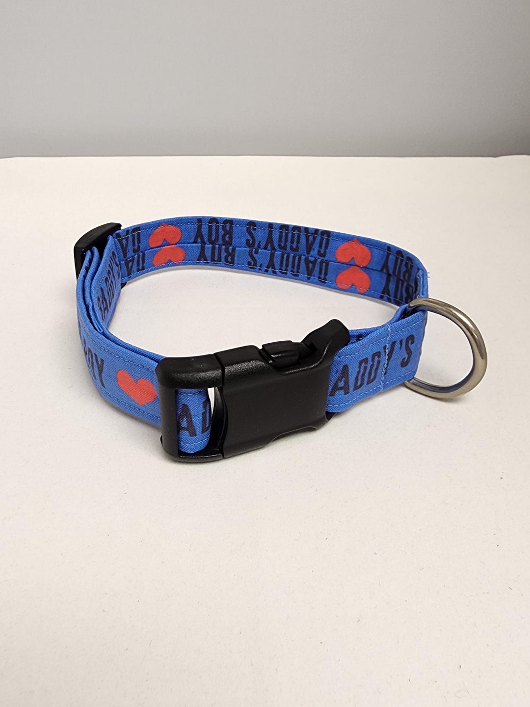 Daddy's Boy in Navy Dog Collar - Etsy