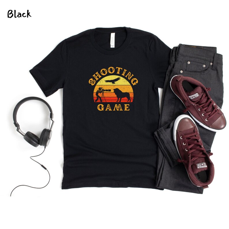 Shooting Game T-shirt Photography Funny Tee Gift for Photographer ...